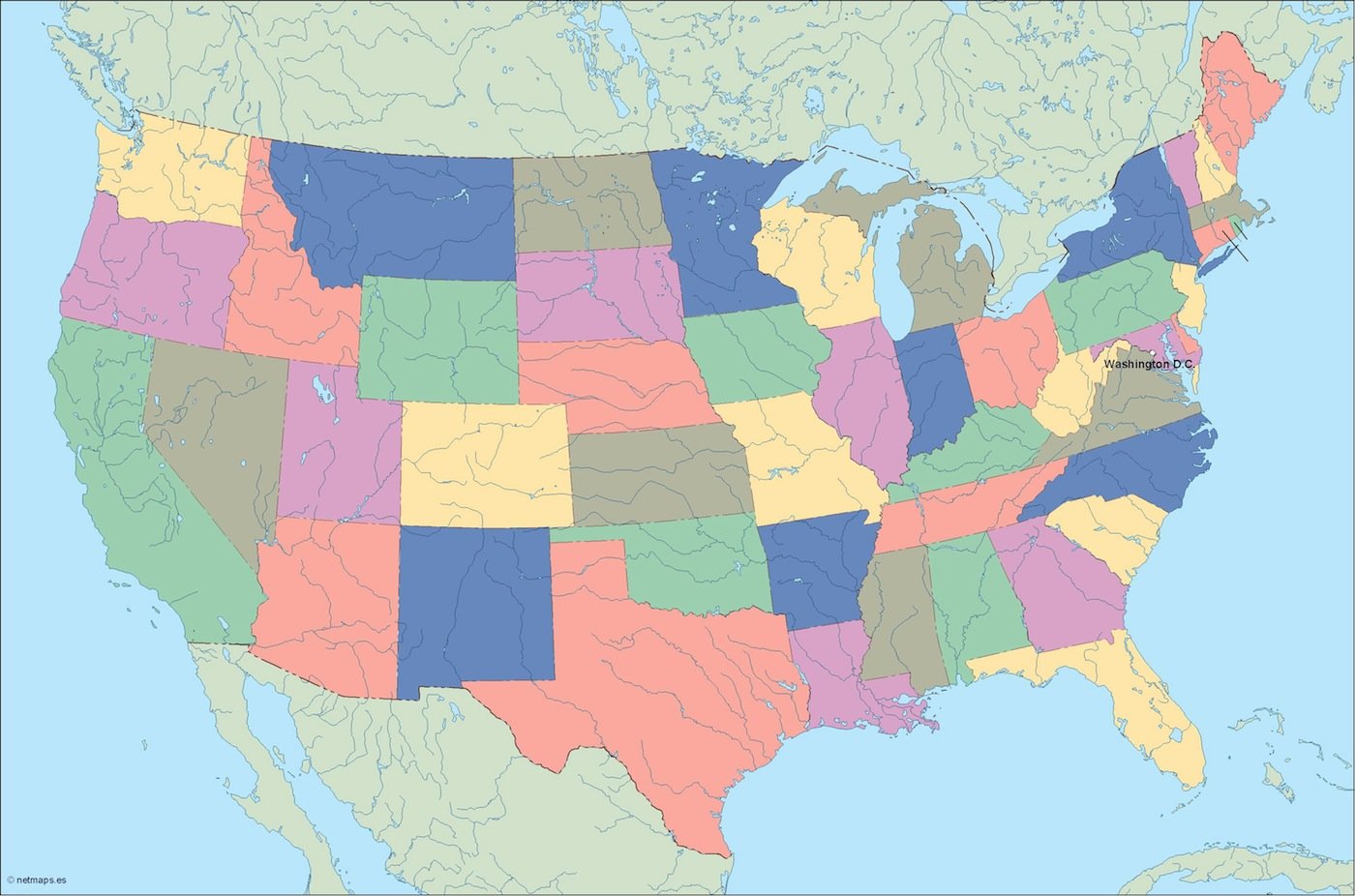 usa vector map. Eps Illustrator Map | Vector maps
